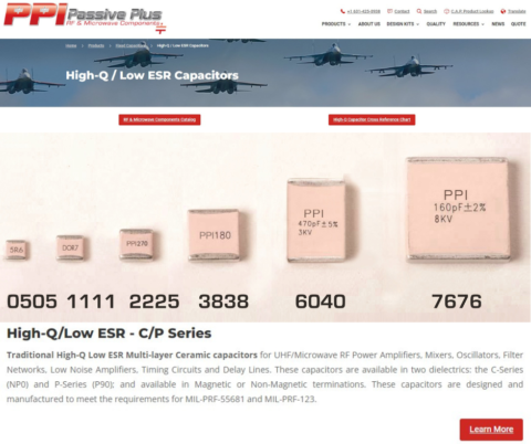 #1 Microwave & RF Capacitor Manufacturer | Passive Plus